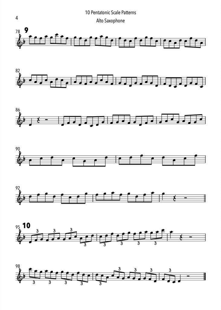 Practice Pentatonics Like this Everyday for Killer Solos - bettersax.com