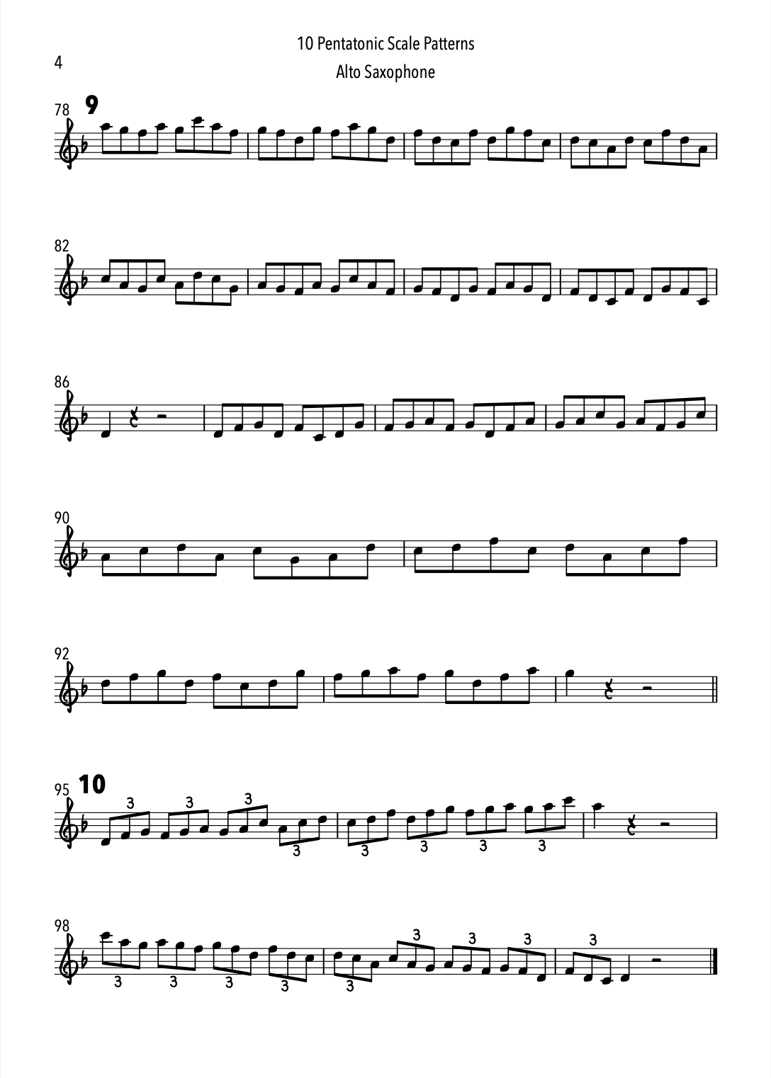 Practice Pentatonics Like this Everyday for Killer Solos - bettersax.com